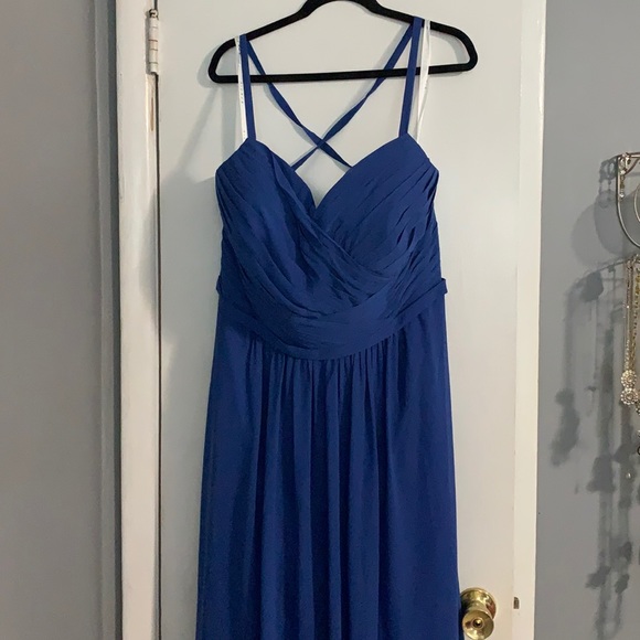Azazie | Dresses | Azazie Royal Blue Amari Dress | Poshmark